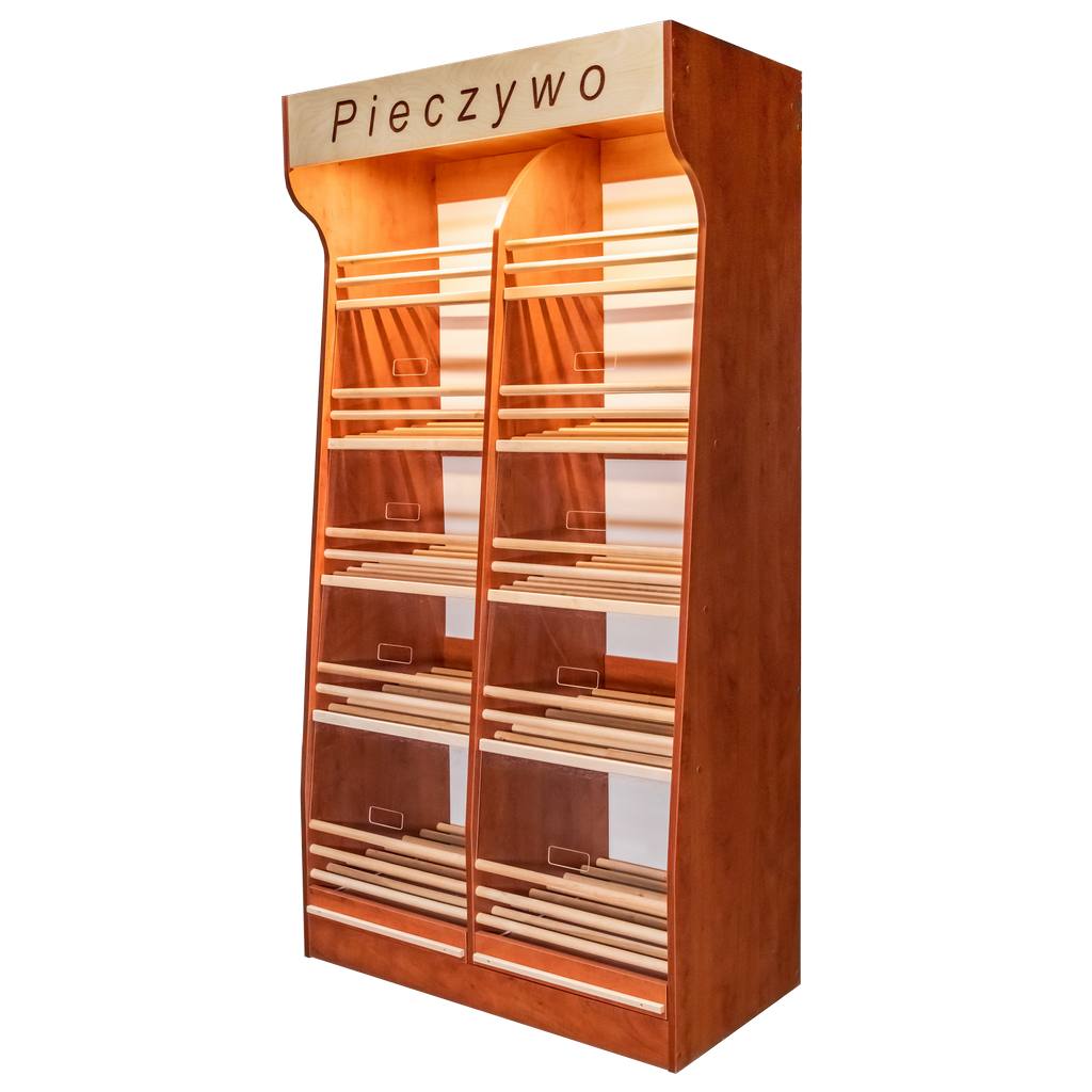 Regał na pieczywo 200x100x50 cm grusza polna