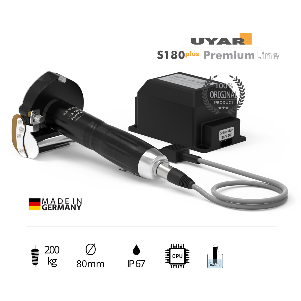 Nóż do kebaba UYAR S180 Plus elektryczny