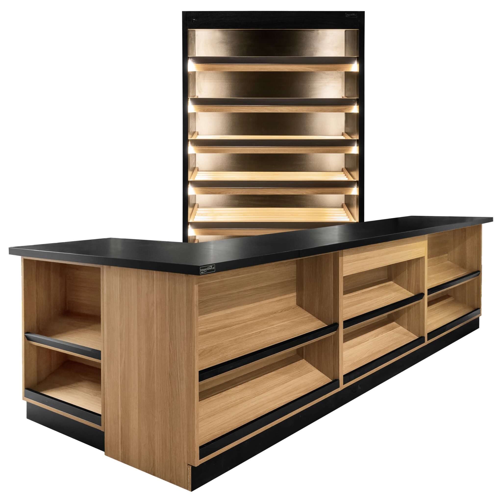 Lada sklepowa sprzedażowa Mega-M H-87x360x60 cm